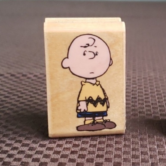 Rubber Stampede | Office | Peanuts Charlie Brown Wood Mounted Rubber ...